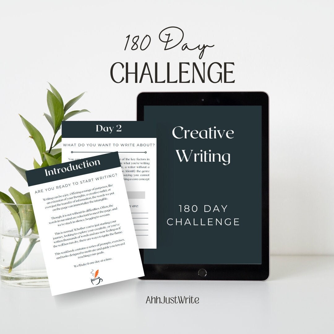 180 Day Creative Writing Workbook || Prompts || Exercises || Digital - Etsy