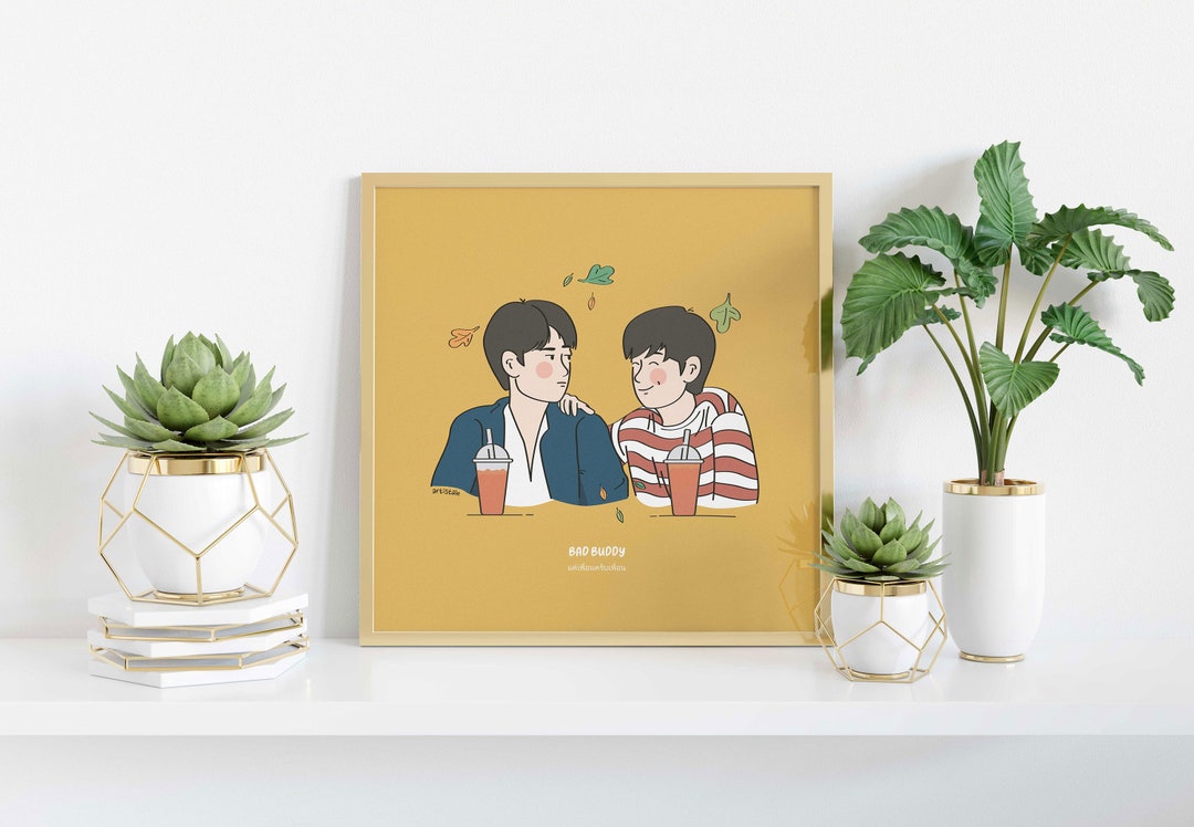 Fanart Del Drama Thai BL Bad Buddy. DOWNLOAD DIGITALE - Etsy