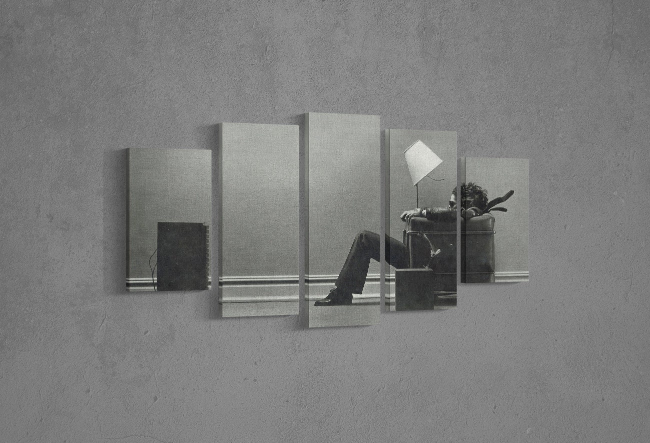 Blown Away Guy Maxell Ad 1979 Steve Steigman Poster, Framed Canvas ...