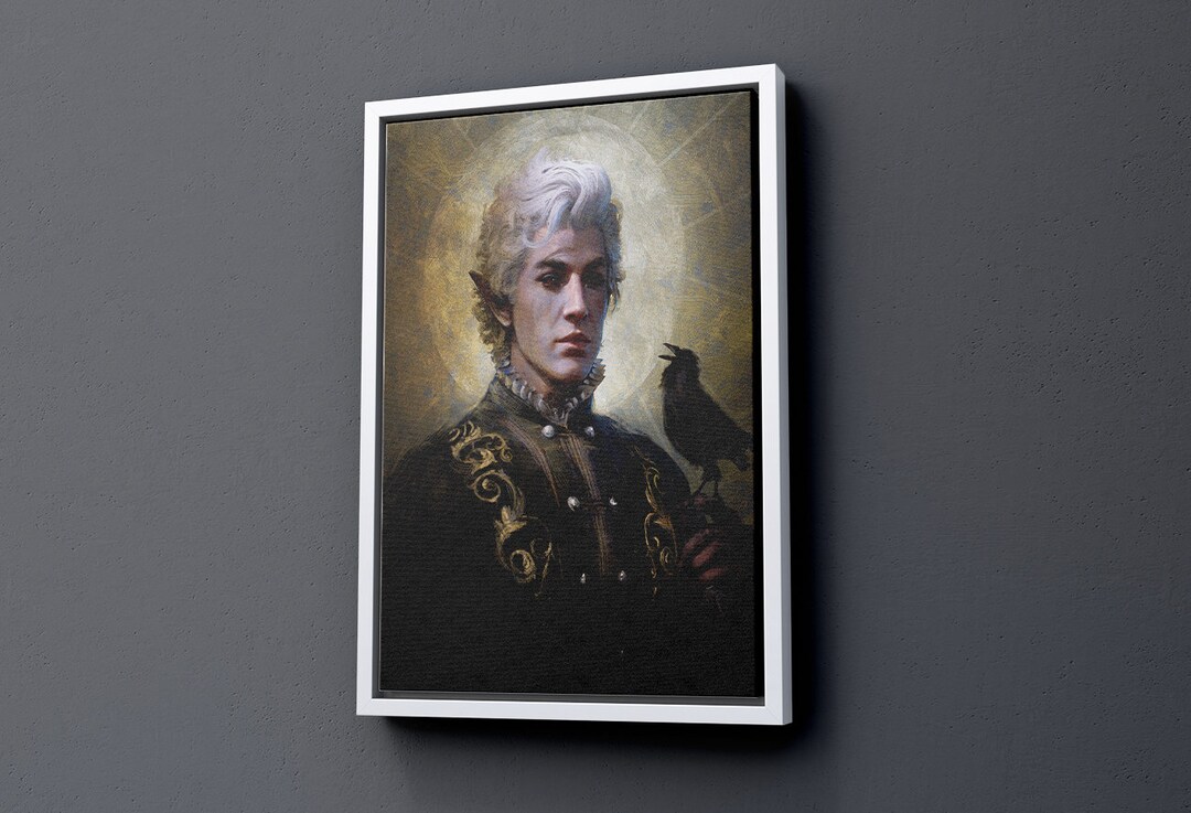 Astarion Canvas, Baldur's Gate 3 Canvas Art, Astarion Decor, Astarion ...