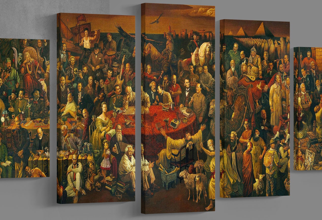 103 Famous People Canvas Art Huge Poster Home Decor - Etsy