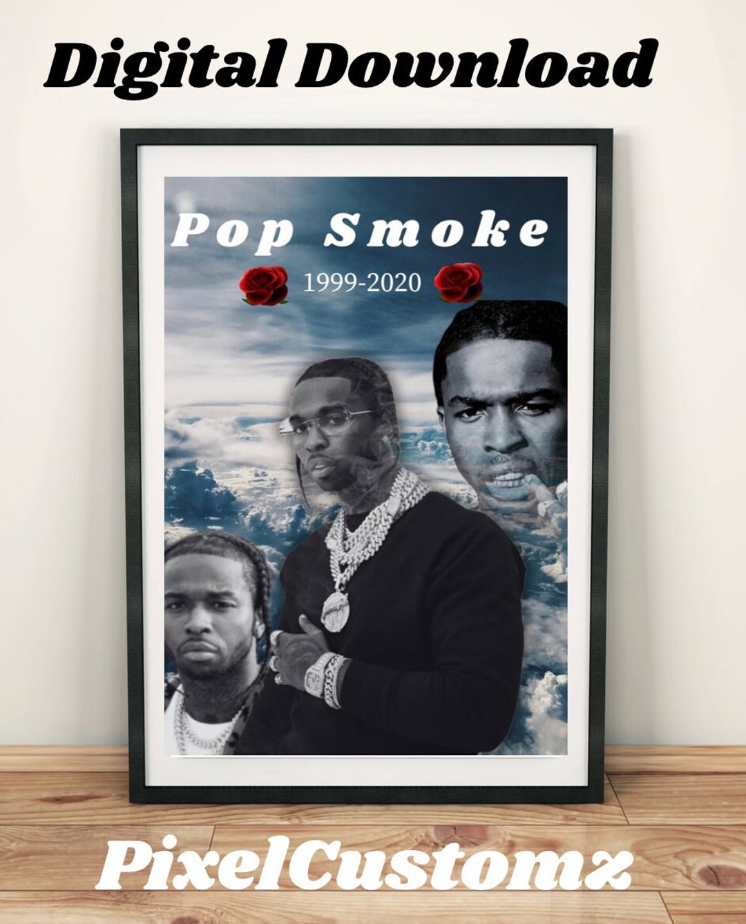 Pop Smoke Poster/artwork DIGITAL IMAGE - Etsy