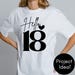 Hello 18 SVG: 18th Birthday Cut File for Cricut & Silhouette (digital ...