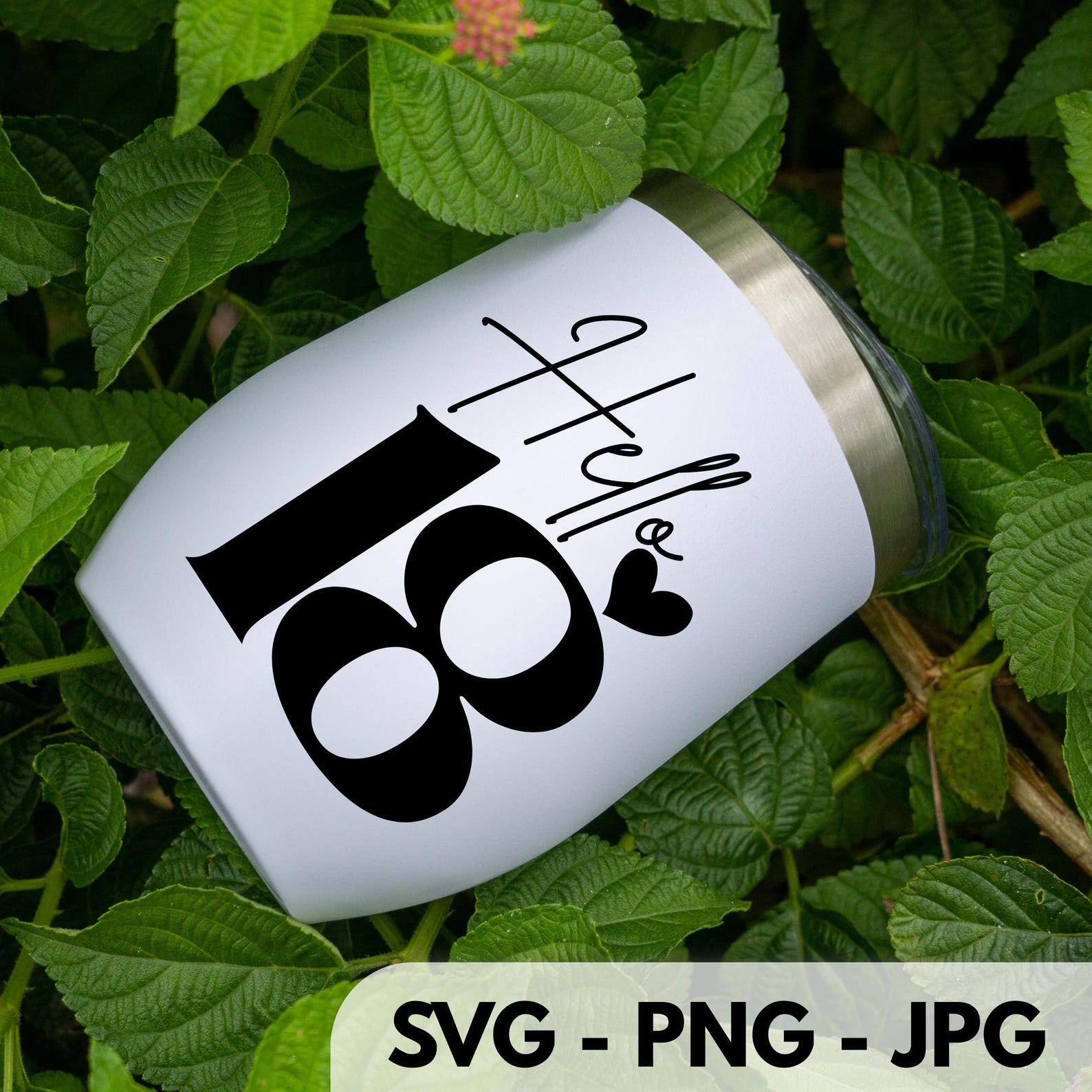 Hello 18 SVG: 18th Birthday Cut File for Cricut & Silhouette (digital ...