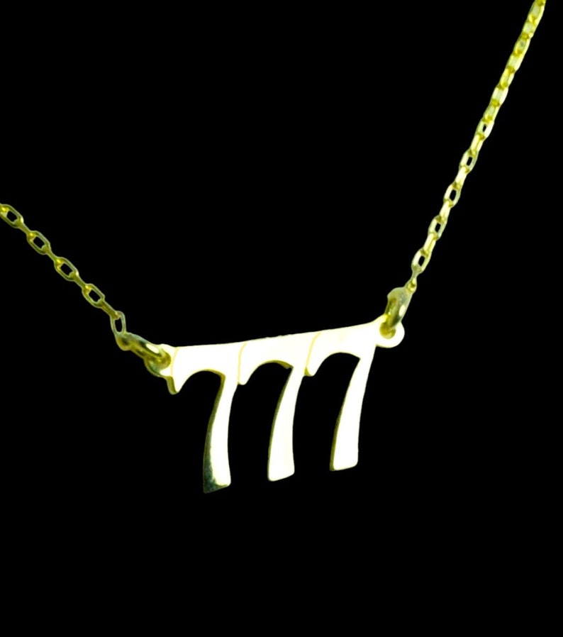 10K 14K 18K Angel Numbers, Healing Number Necklace, Numerology Necklace ...