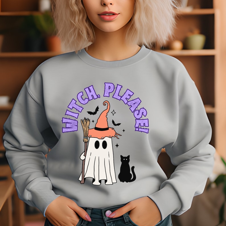 Halloween Witch Svg Retro Halloween Png Ghost Svg Halloween - Etsy