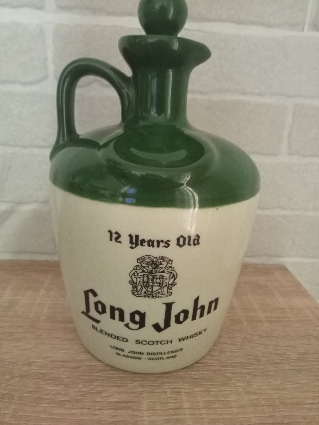 Collection 12 Year Old Long John Scotch Whiskey Stonewear Jug - Etsy