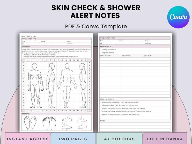 Wound & Skin Care Alert Report Sheet - CNA, PCT in LTC, Hospice ...