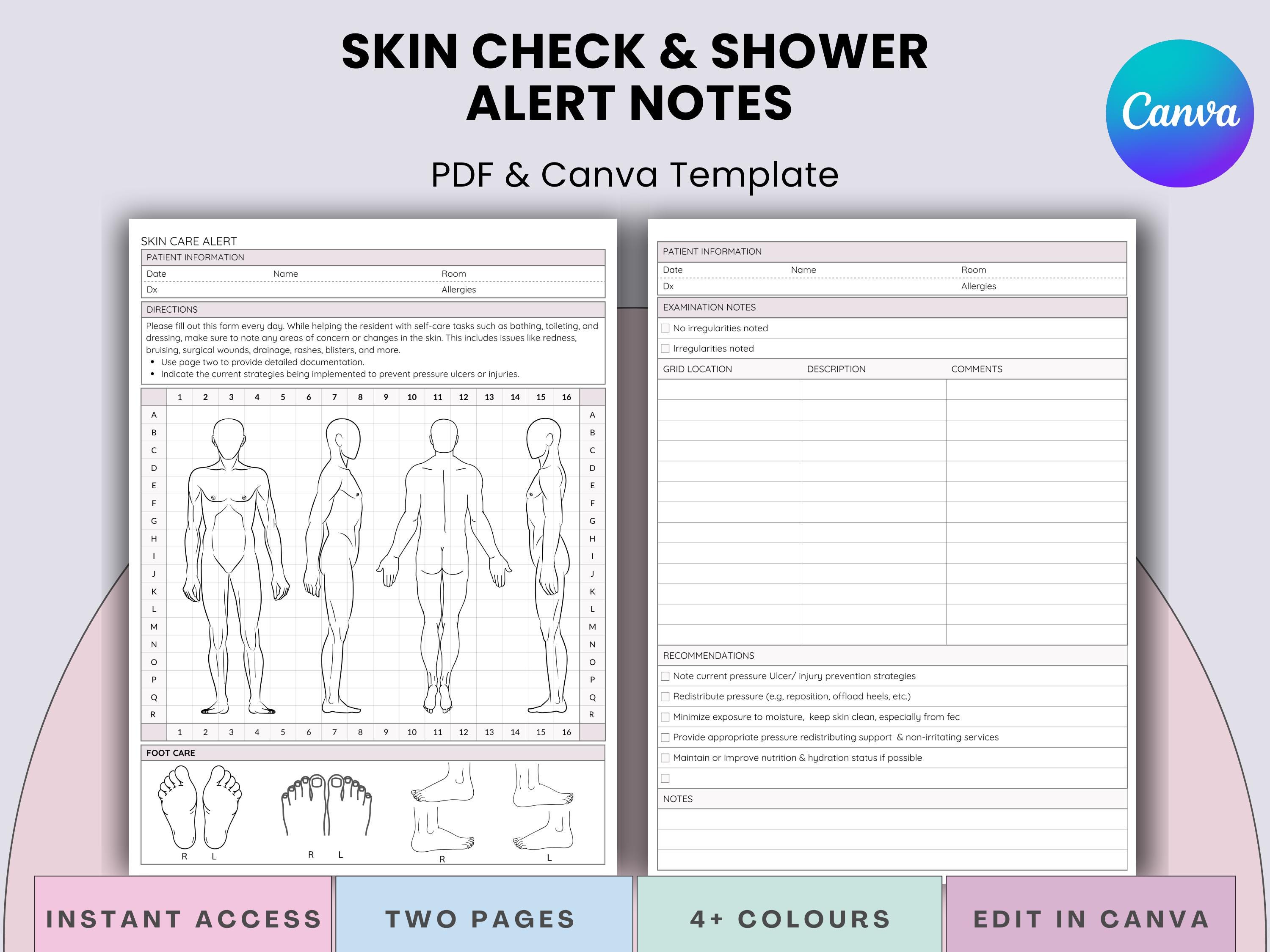 Wound & Skin Care Alert Report Sheet - CNA, PCT in LTC, Hospice ...