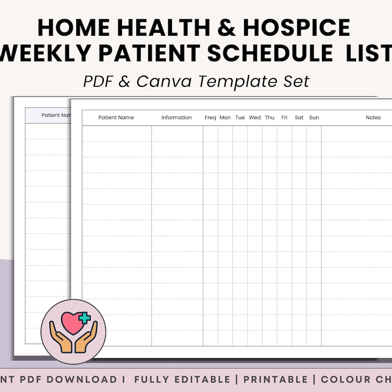 Patient Home Health Log - Etsy