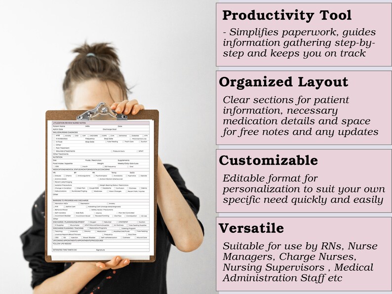 Discharge Readiness Review Templates | Utilization Review Forms for ...