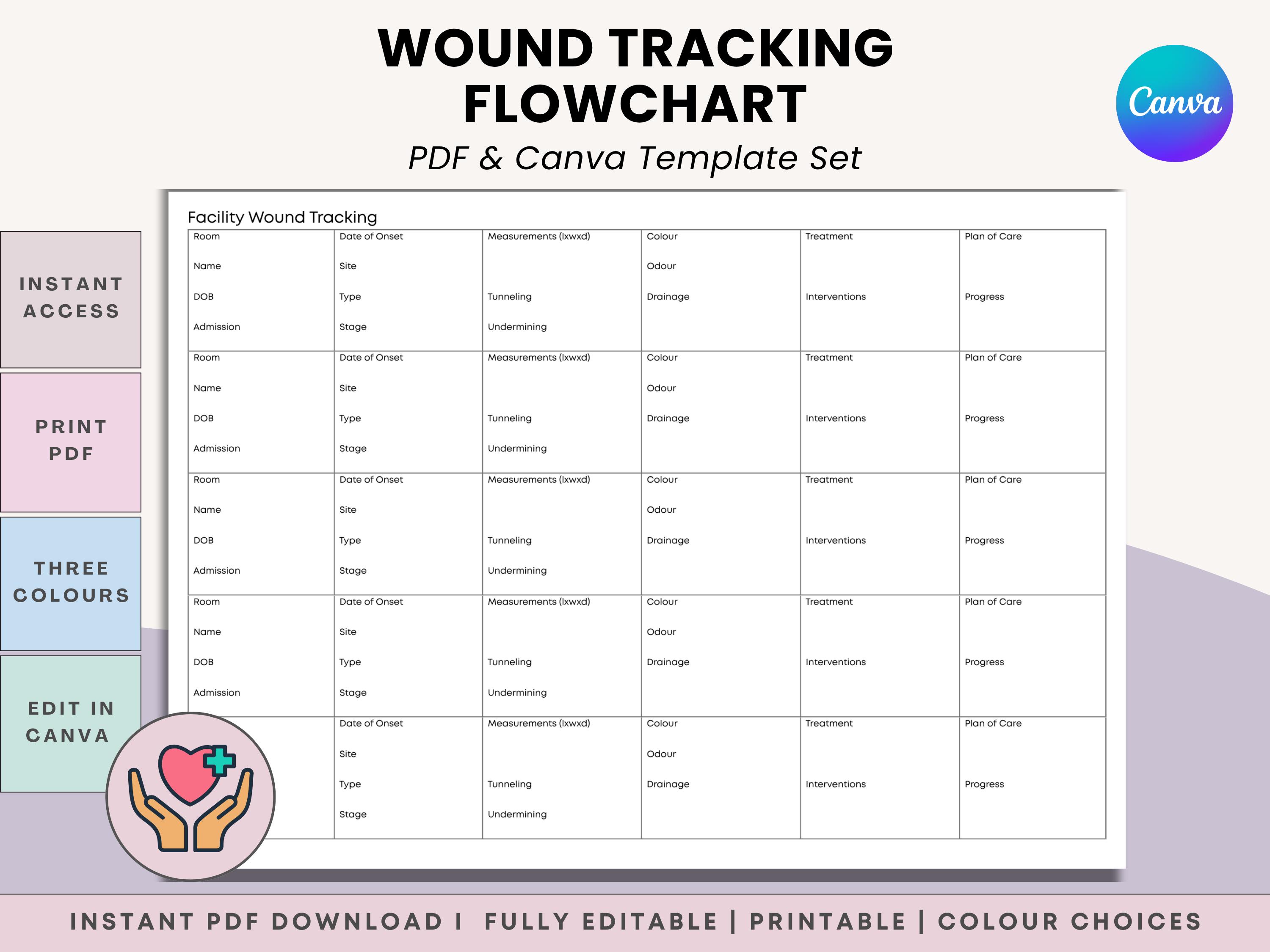 Facility Wound Tracking Flowchart - Assessment & Pressure Injury ...