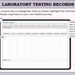 Lab Results Tracker Printable | Medical Test Log | Health Record ...