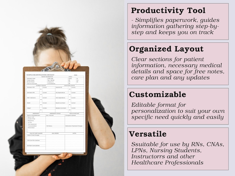 Hospice Recertification & Assessment Checklist – Nursing Tool ...