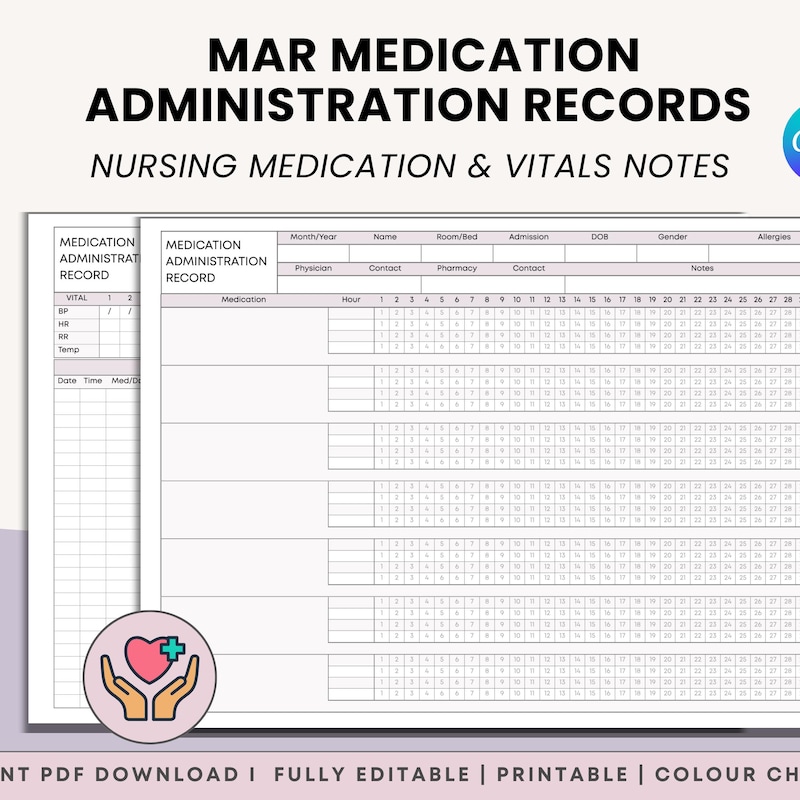 Nursing Medications Notes - Etsy