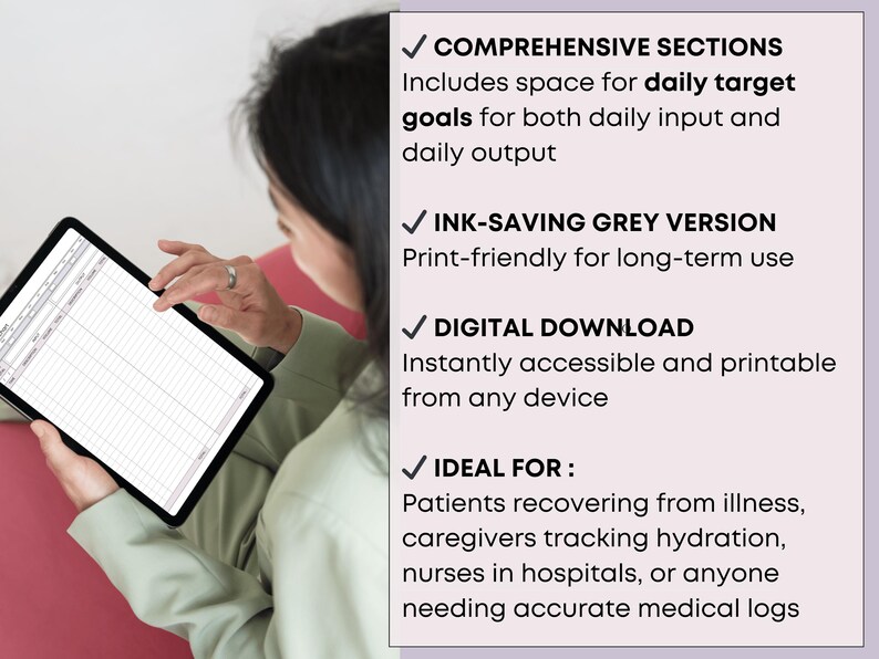 Fluid Balance Chart Printable | Daily Intake & Output Tracker | Medical ...