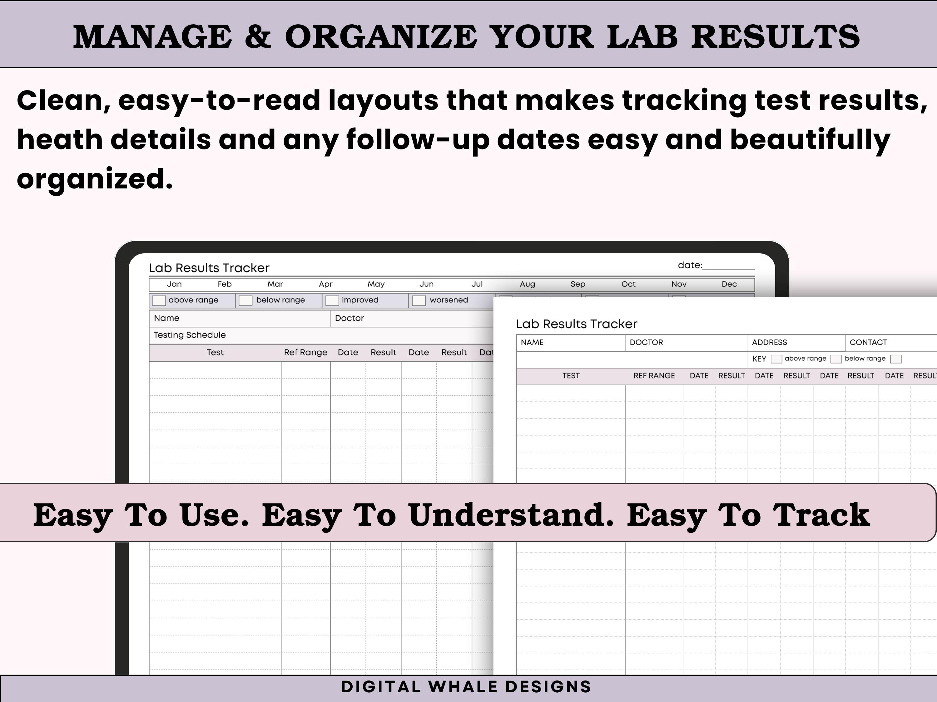 Lab Results & Medical Test Tracker for Chronic Illness, Health ...