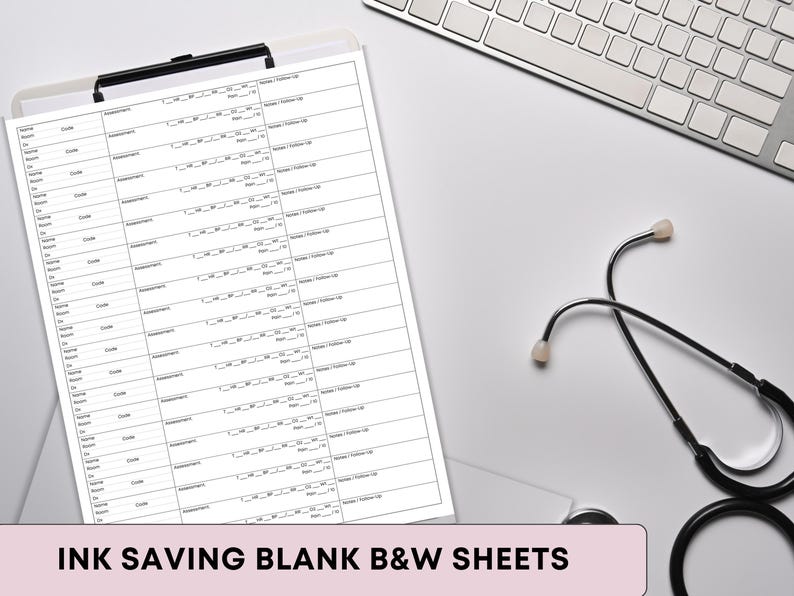 20 Patient Long Term Care Nursing Report Sheet, Ltc, Snf, Lpn, Cna ...