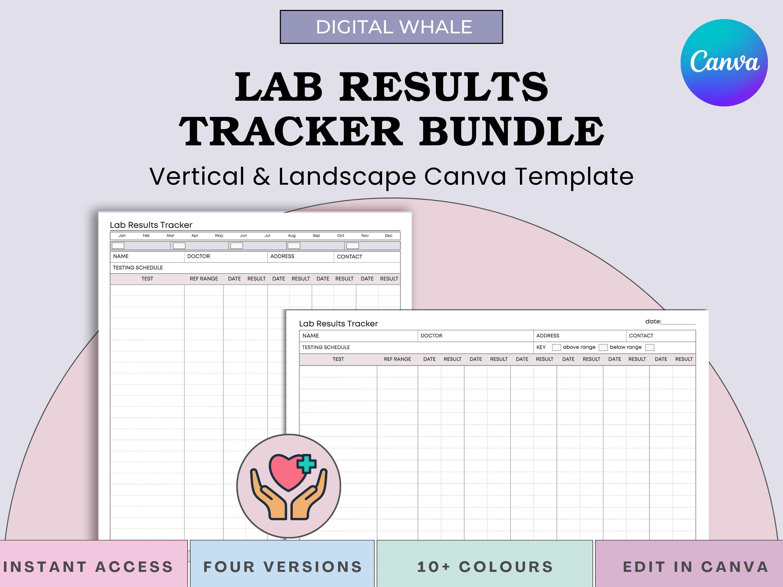 Lab Results & Medical Test Tracker for Chronic Illness, Health ...