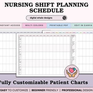 Nursing Hourly to Do Report Sheets - Complete LTC Shift Planner ...