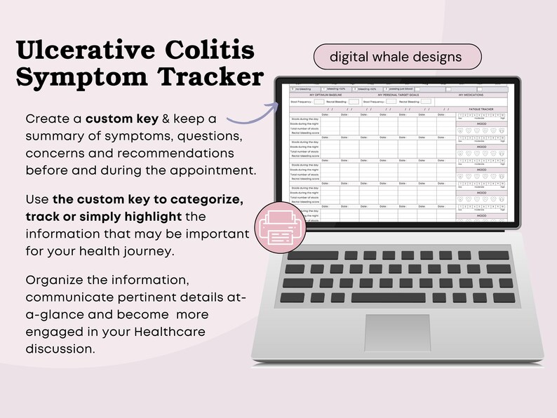 Ulcerative Colitis Tracker, IBD Symptom Log, Bowel Movement Tracker ...