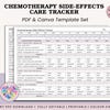 Editable Chemotherapy Journal Printable, Cancer Patient Treatment ...