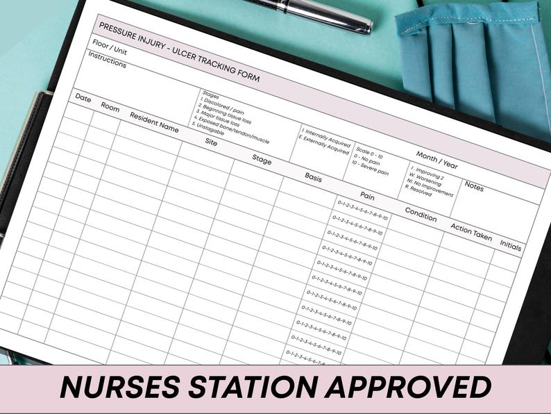 Pressure Injury Risk Assessment & Ulcer Tracker - Nursing Wound Care ...