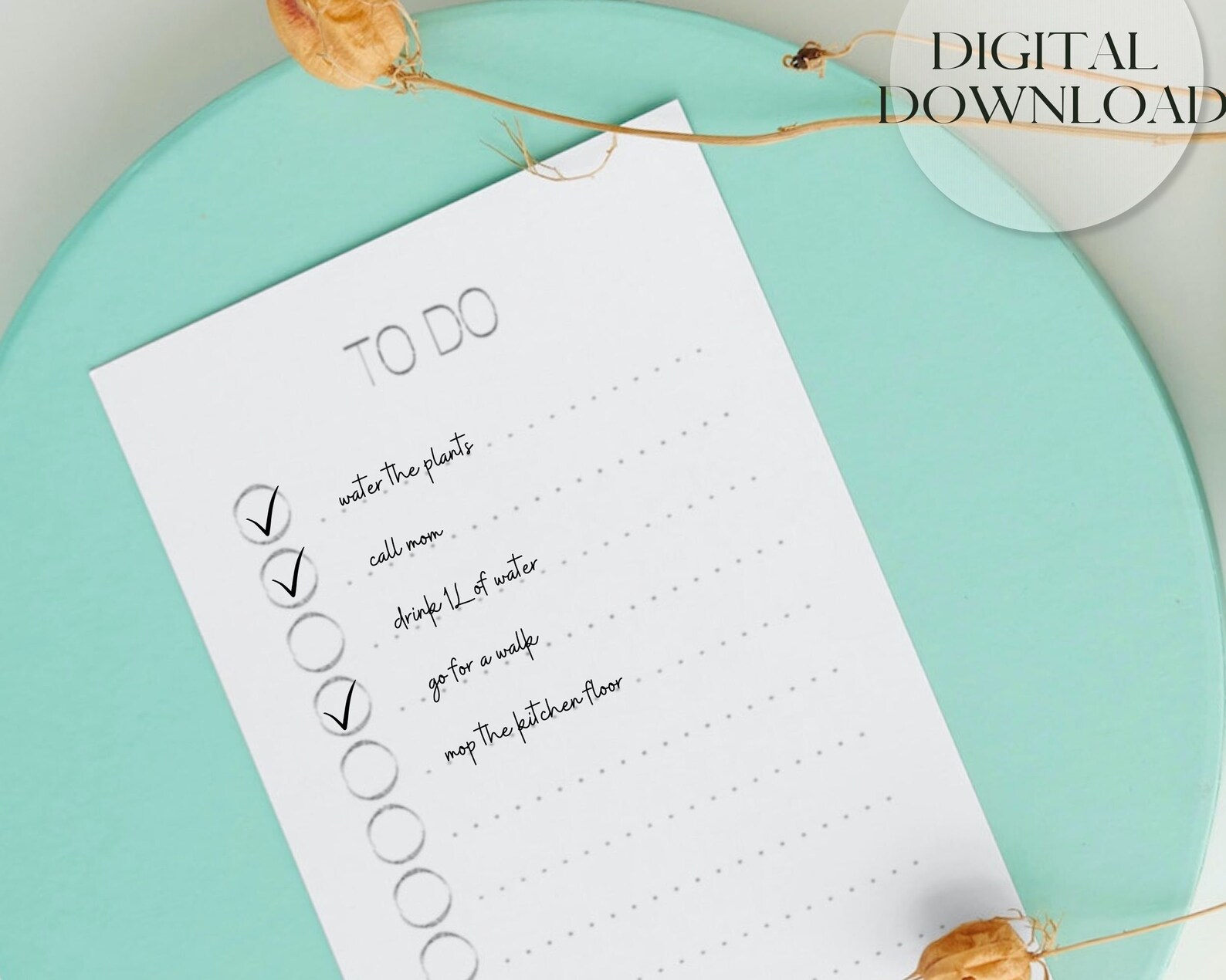Printable to Do List Daily Organization for Students Minimal to Do List ...