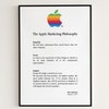 Apple Hello Poster, Apple Logo Poster, Rainbow Apple Logo, Apple Wall ...