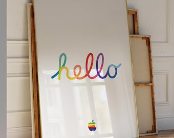 Apple Logo Decor — Perfect Gift for Apple Fans & Tech Lovers! - Etsy