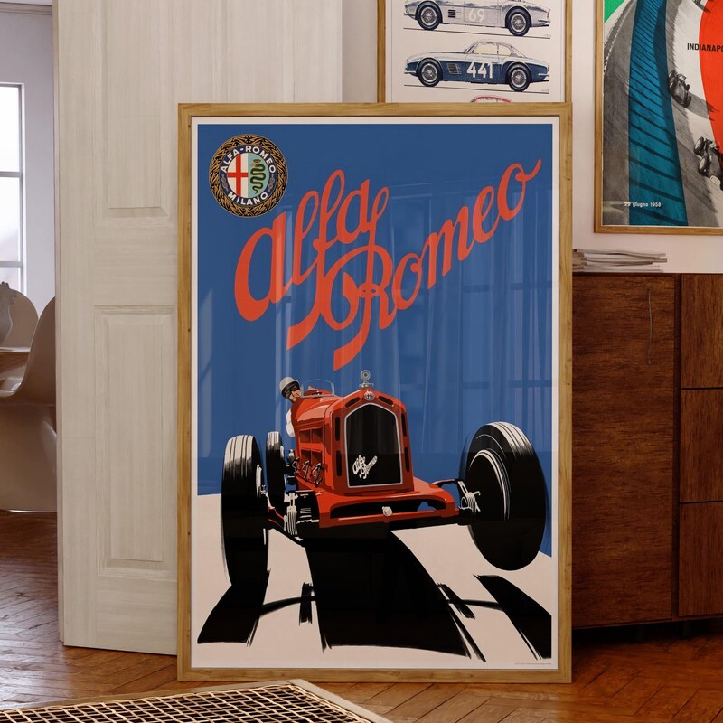 Alfa Romeo Classic Poster - Etsy
