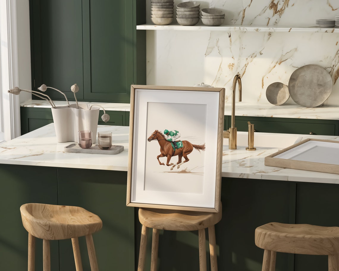 Equestrian Poster, Horse Racing Poster, Horse Poster, Vintage Horse ...