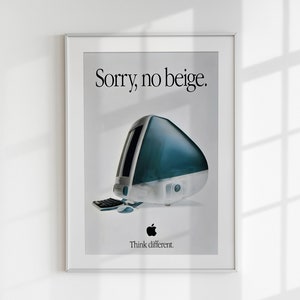 Retro Apple Posters, Apple Logo Poster, Retro Apple Advertising Poster ...
