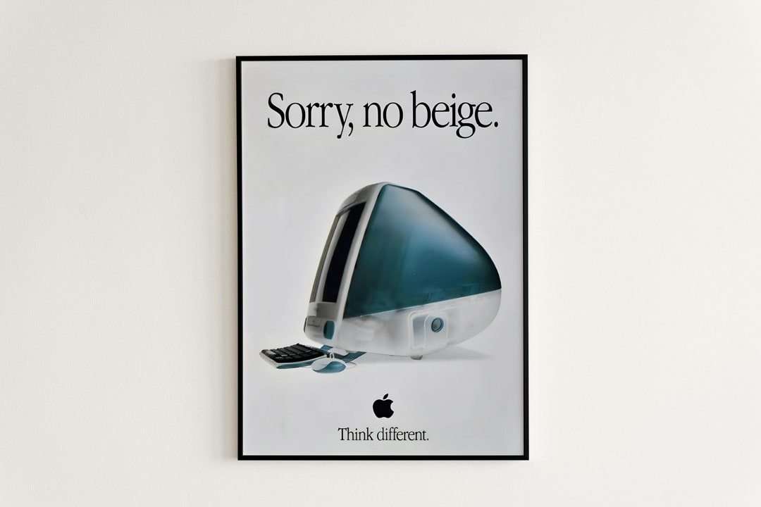 Retro Apple Posters, Apple Logo Poster, Retro Apple Advertising Poster ...