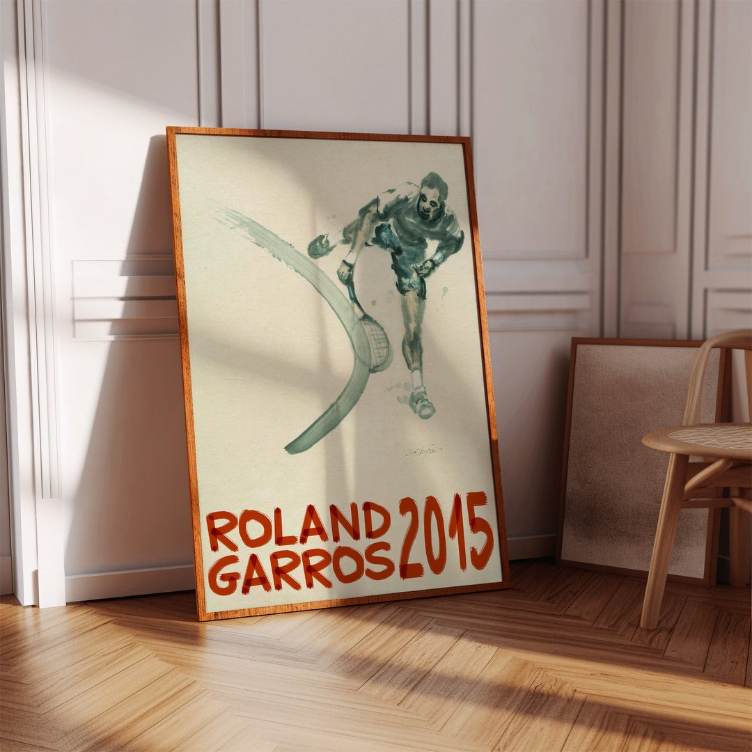 Roland Garros 2015 Poster, Roland Garros Poster, Tennis Poster, French ...