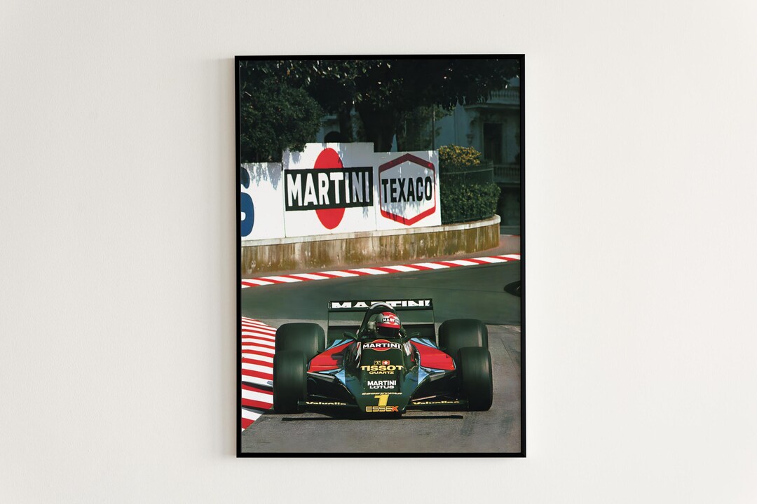 Retro Formula 1 Poster, Formula 1 Wall Art, Vintage Formula 1 Poster ...