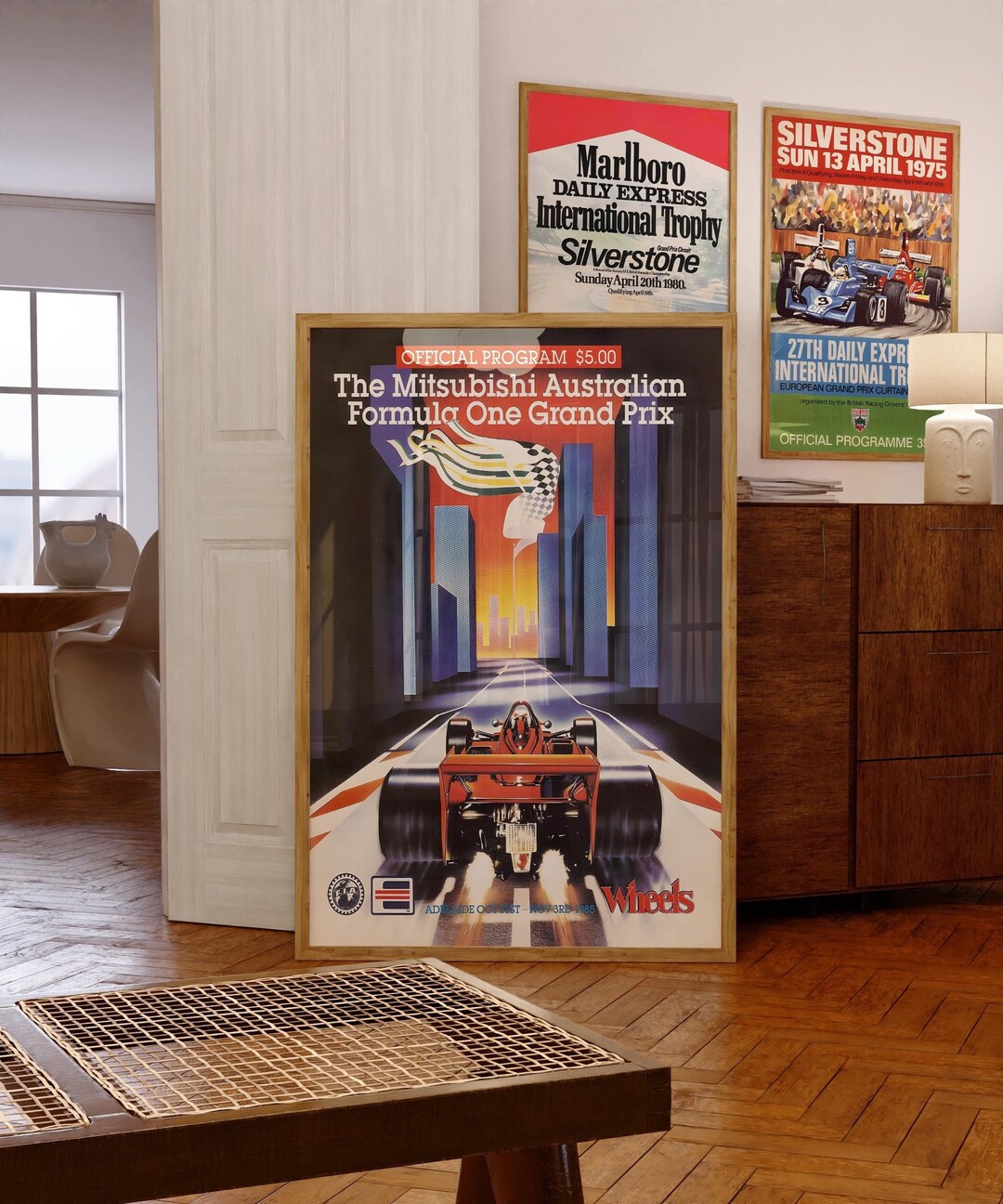 1985 Australian Grand Prix Poster, Vintage Formula 1 Poster, F1 Poster ...