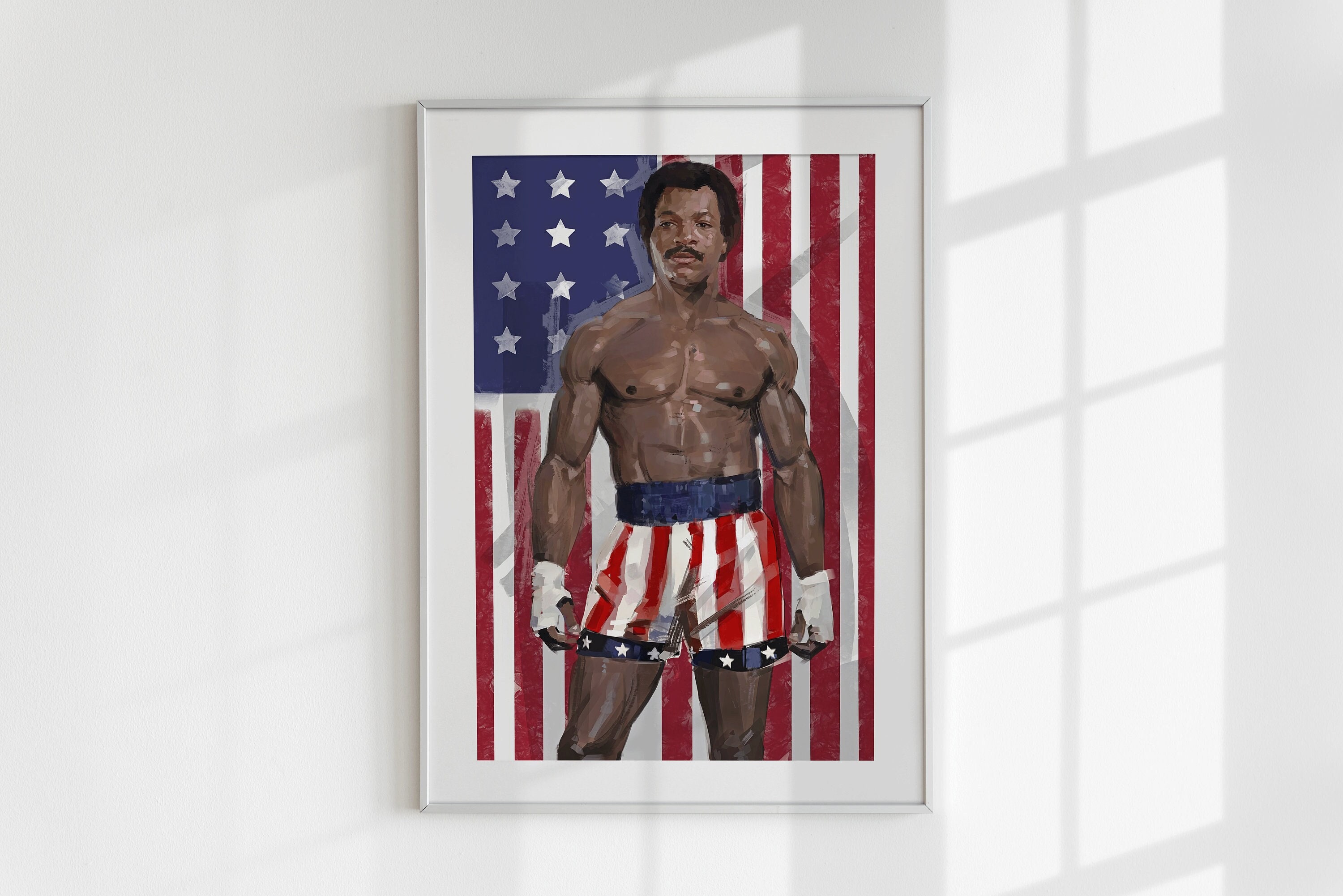 Apollo Creed Poster, Carl Weathers Poster, Rocky Poster, Carl Weathers ...