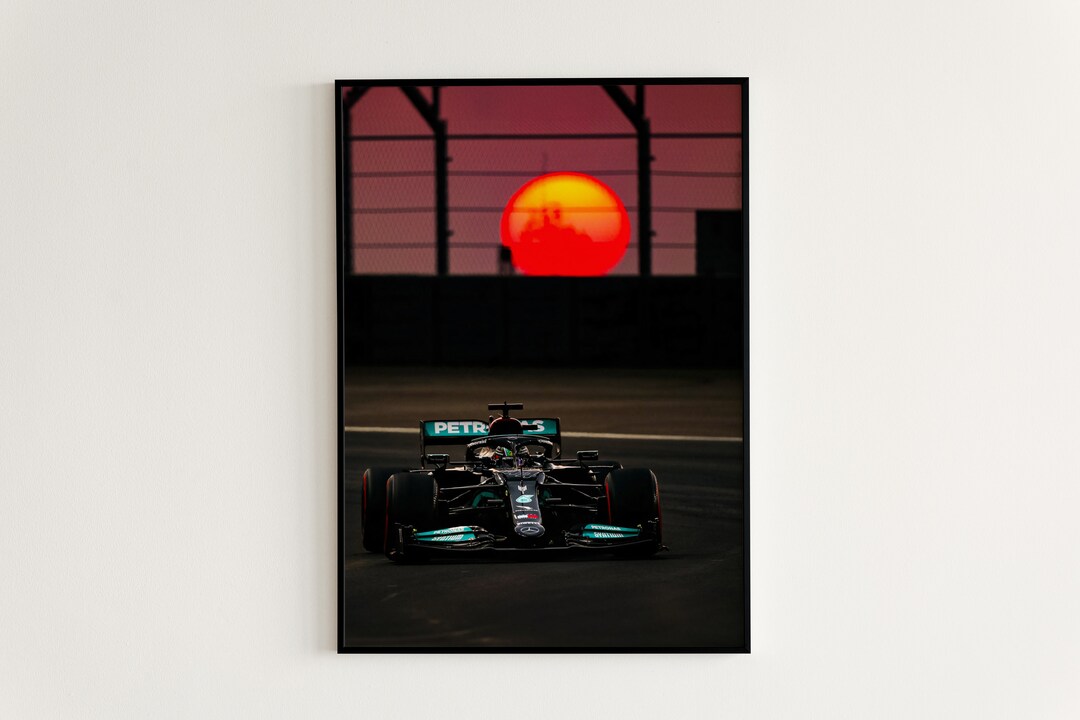 F1 Mercedes Poster, Mercedes F1, Formula 1 Poster, F1 Poster, Formula ...