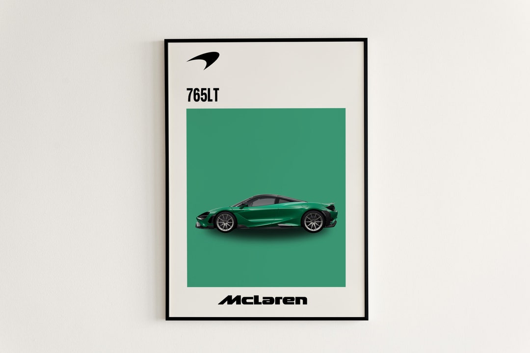 Mclaren 765LT Poster Mclaren Poster Mclaren Wall Art - Etsy