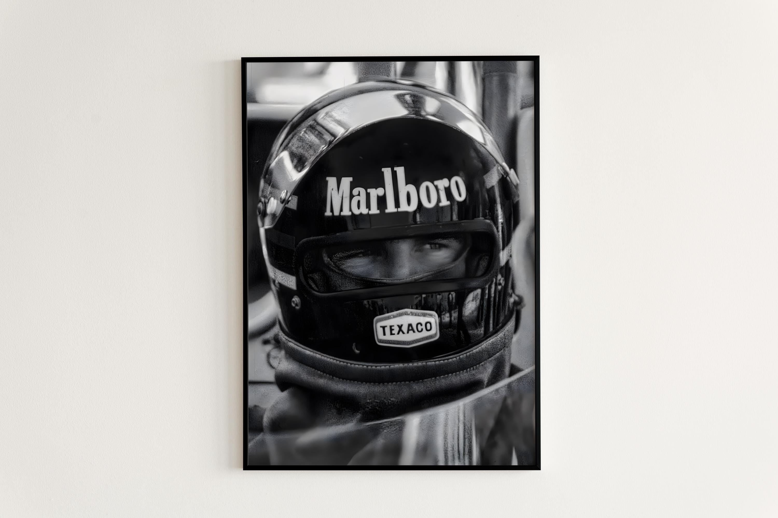 James Hunt Poster, Vintage F1 Poster, Formula 1 Print, F1 Print ...