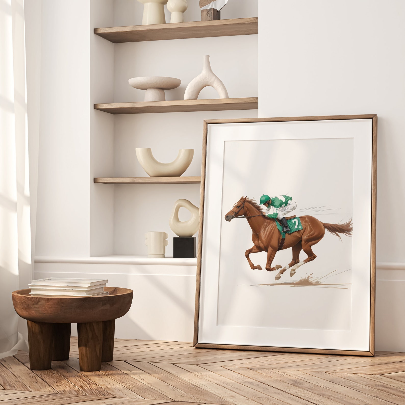 Equestrian Poster, Horse Racing Poster, Horse Poster, Vintage Horse ...