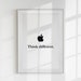 Think Different Apple Slogan Poster, Apple Logo Poster, Rainbow Apple ...