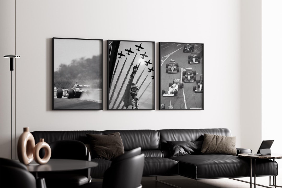 Set of 3 F1 Poster, Formula 1 Poster, F1 Wall Art, F1 Posters, F1 ...
