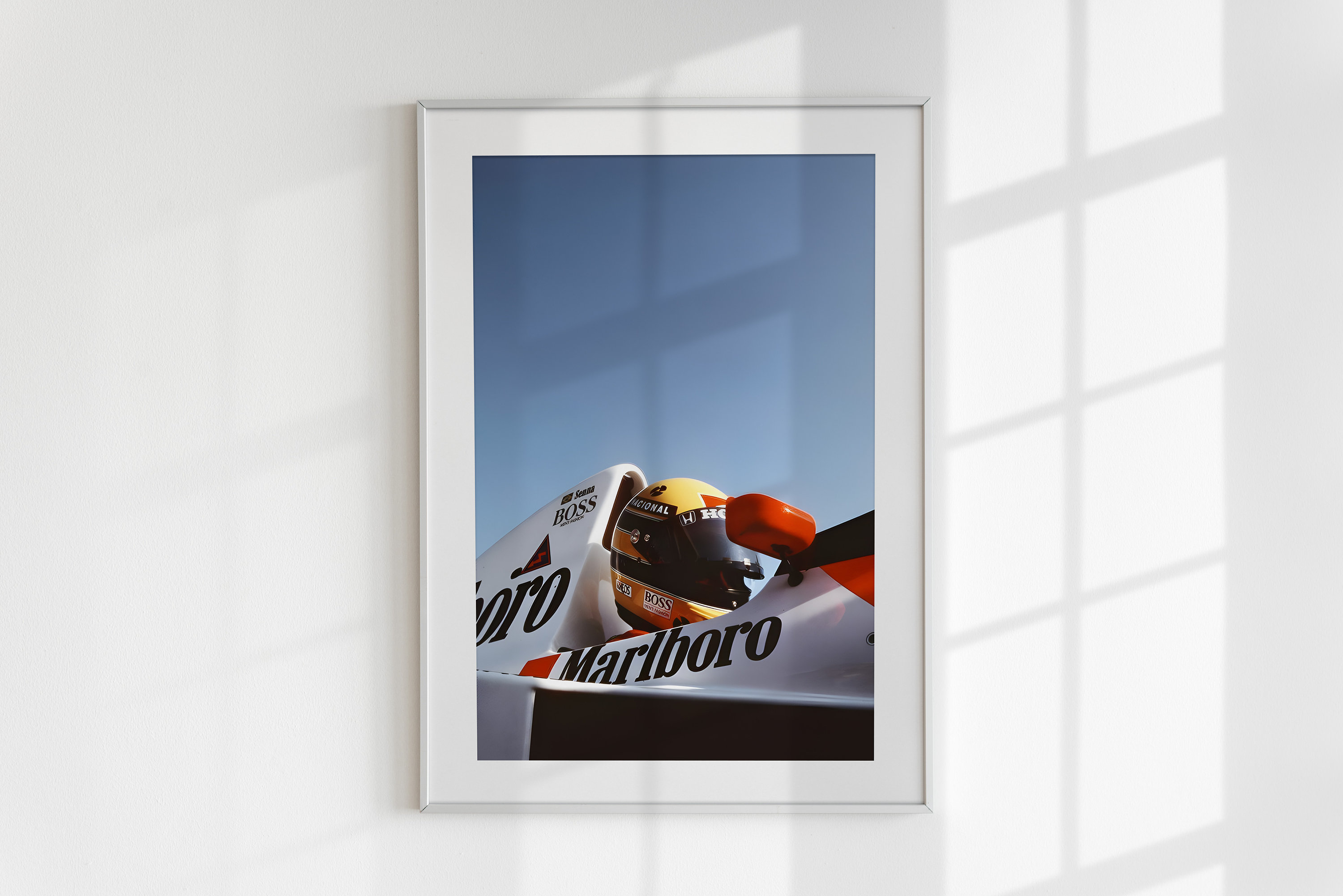 Ayrton Senna Poster, Vintage F1 Poster, Formula 1 Print, F1 Print ...
