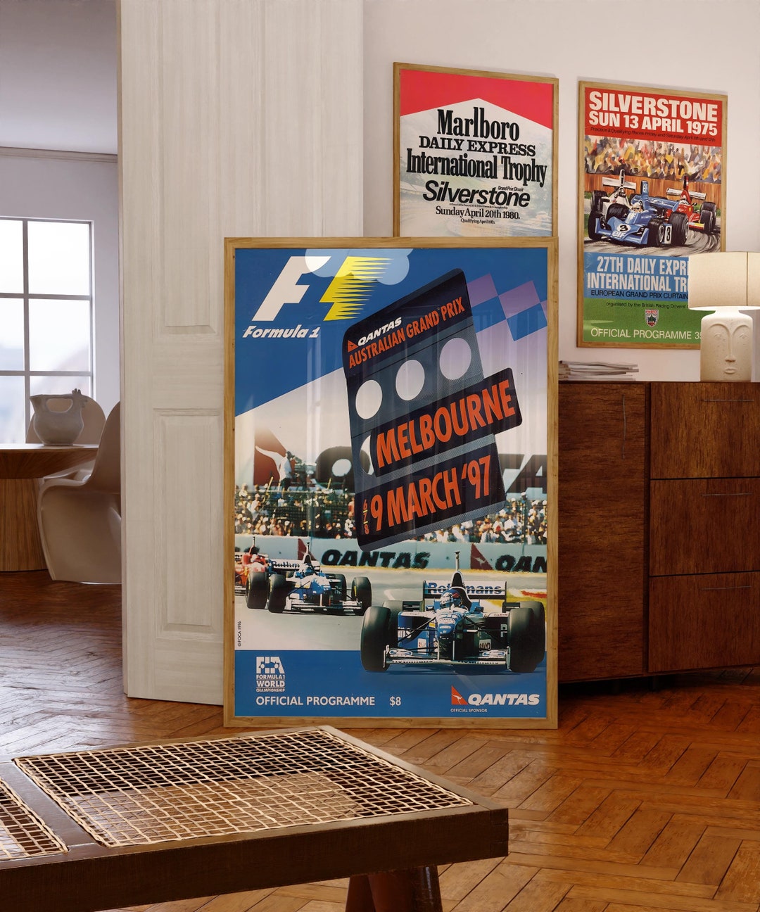 1997 Australian Grand Prix Poster, Vintage Formula 1 Poster, F1 Poster ...