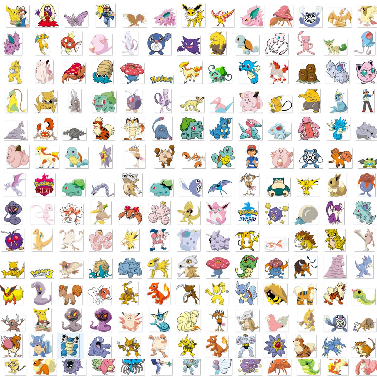 200 Pokemon PNG File - Etsy