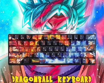DRAGONBALL Z V4 Sayan Goku KEYCAPS 2-pcs Set Keycap Custom - Etsy