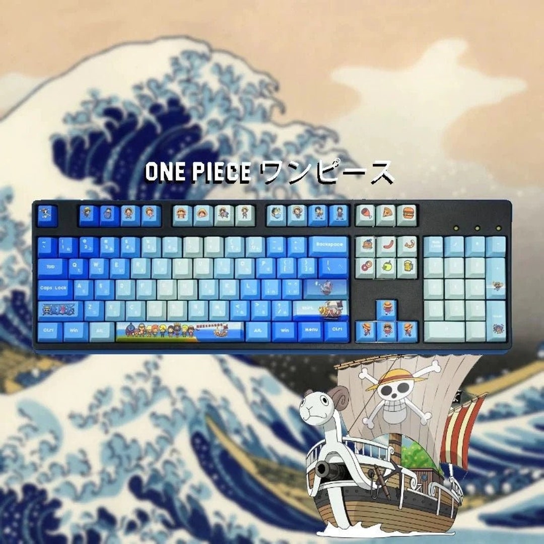 One Piece Keycap One Piece Custom Keycaps Set Anime - Etsy UK