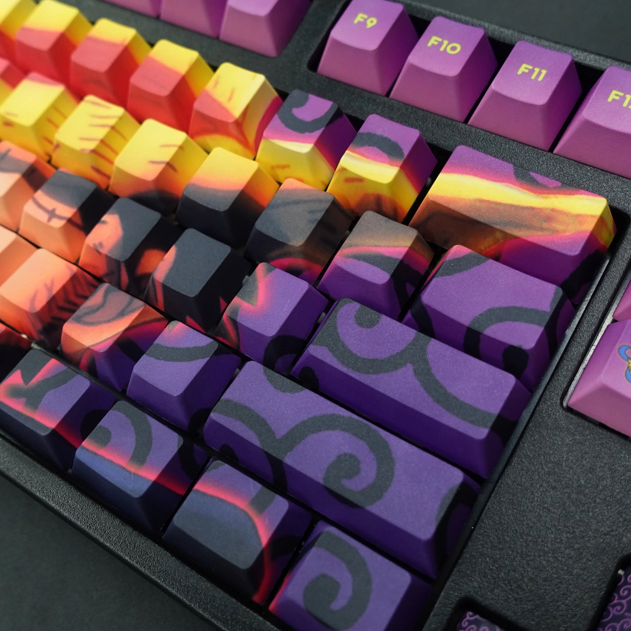 One Piece Keycap, One Piece, Custom Keycaps Set, Anime Keycaps, Kawaii ...